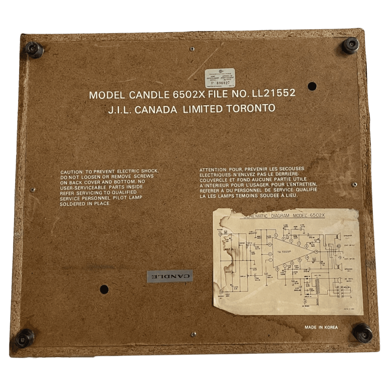 Buy Vintage JIL Candle 6502X Turntable (USED) Online | PCTRUST Computer ...