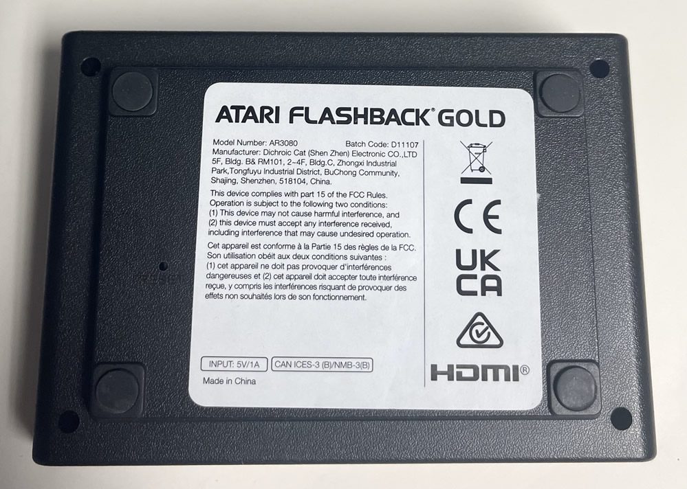 Buy Atari Flashback Gold Console 50th Anniversary Edition 130 built-in Games (USED Video Game ...