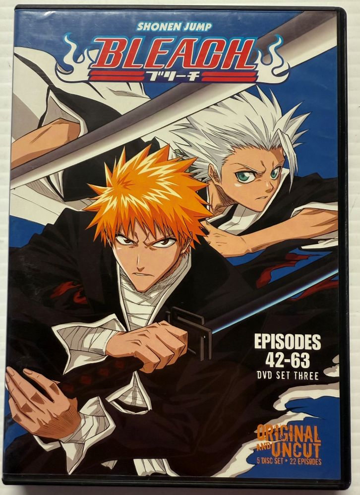Buy Bleach Uncut: DVD Set Three- Episodes 42-63 (5 Discs) (USED) Online ...