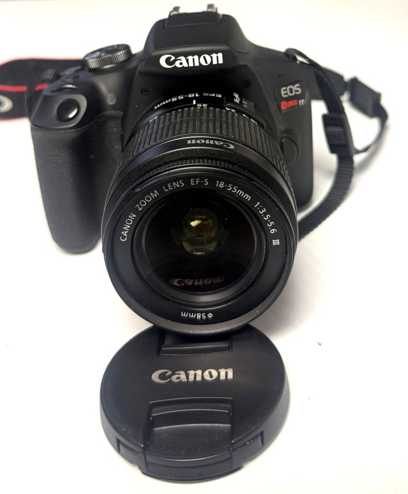 Buy Canon EOS Rebel T7 24.1MP DSLR Camera with 18-55mm Lens Kit Bundle ...