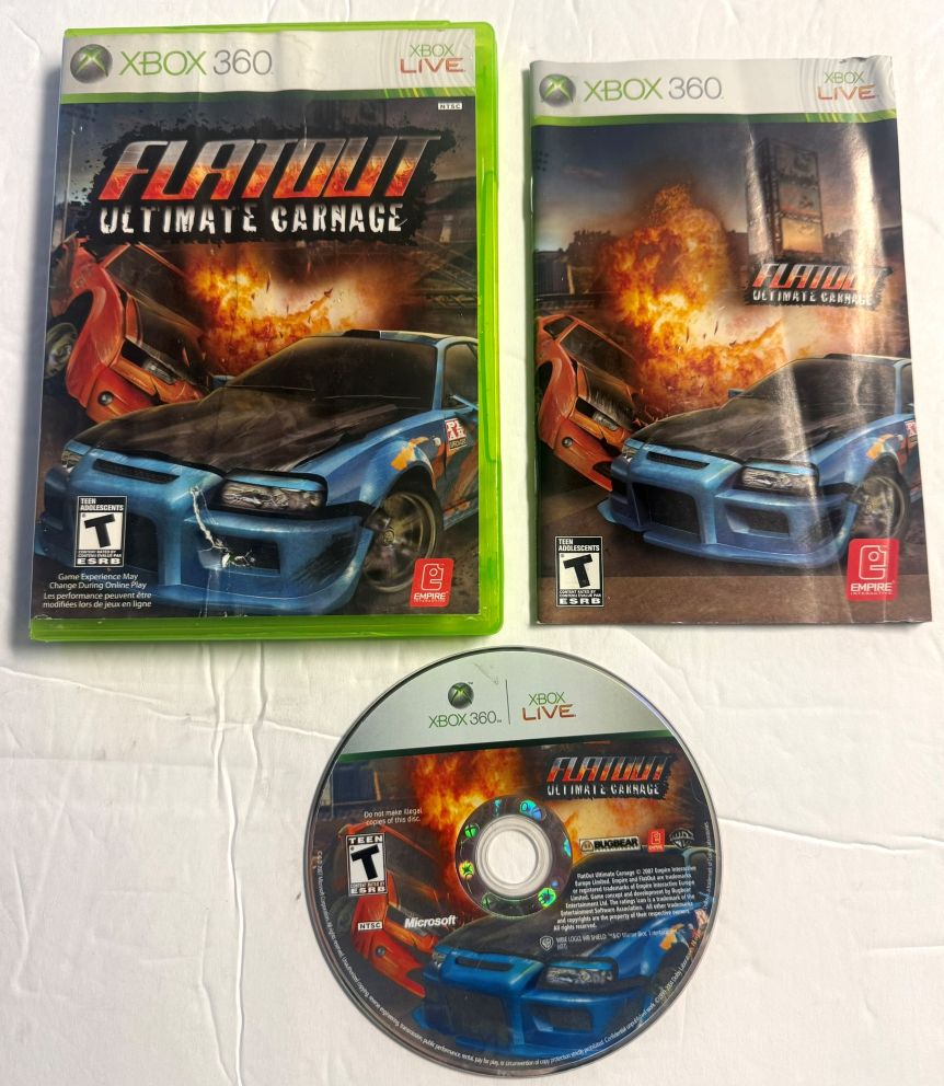 Buy Flatout: Ultimate Carnage for Xbox 360 (USED) Online | PCTRUST Computer Sales & Service in ...